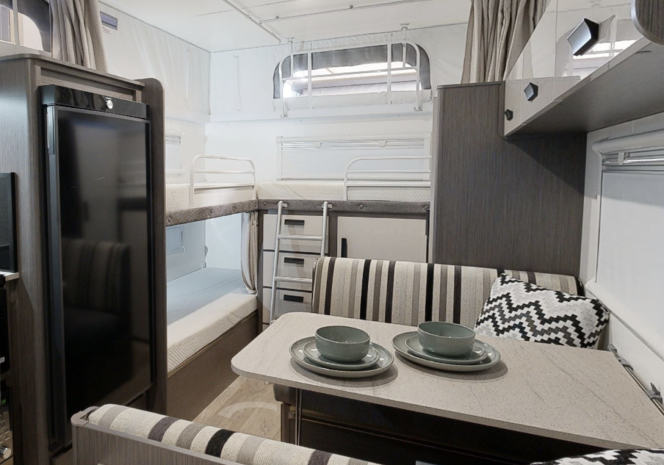Family Caravans Australia 2026 | Caravans with permanent bunk beds ...