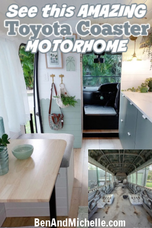 Hello Mr Pemberton | A Toyota Coaster motorhome conversion - Ben & Michelle