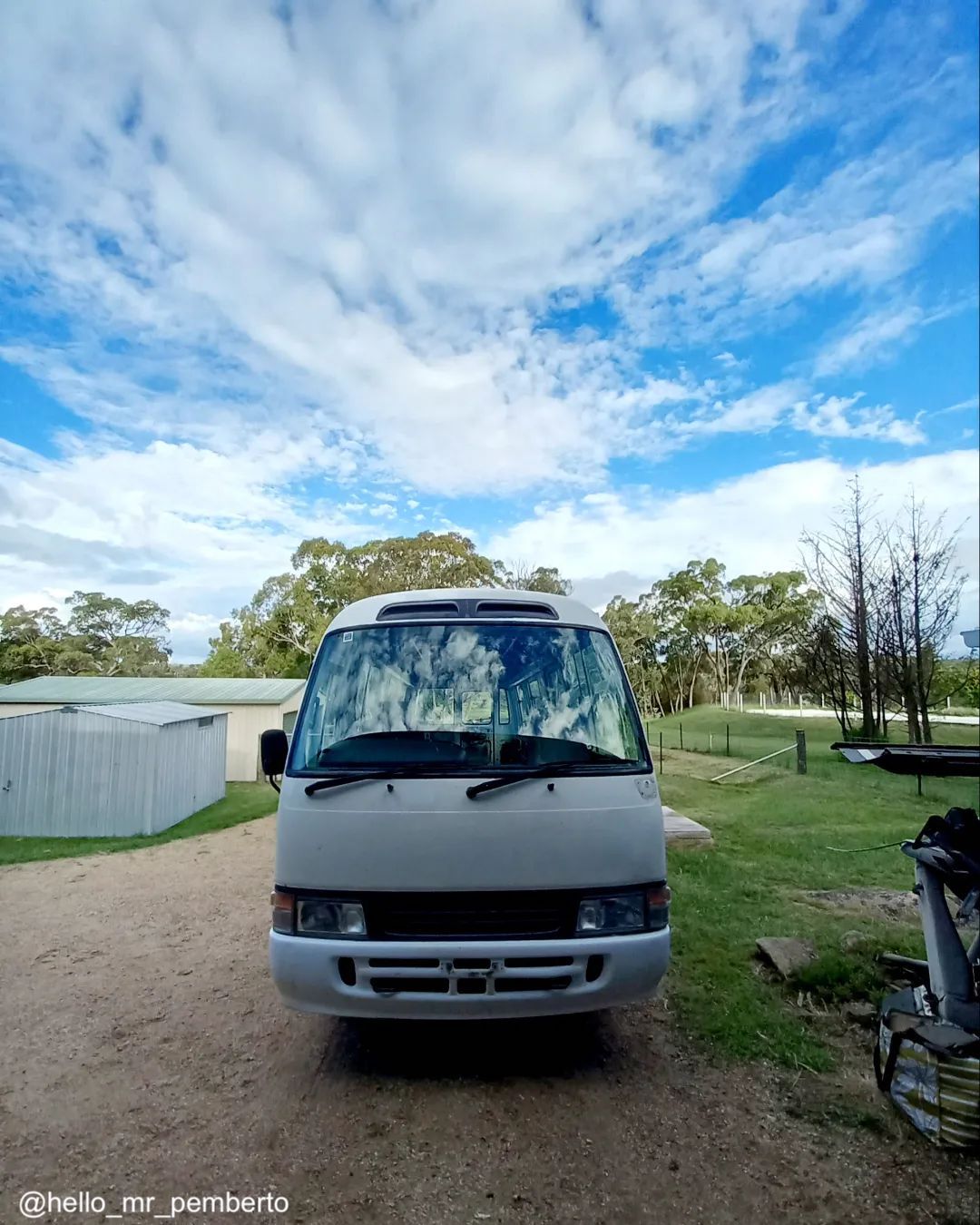 Hello Mr Pemberton | A Toyota Coaster motorhome conversion - Ben & Michelle