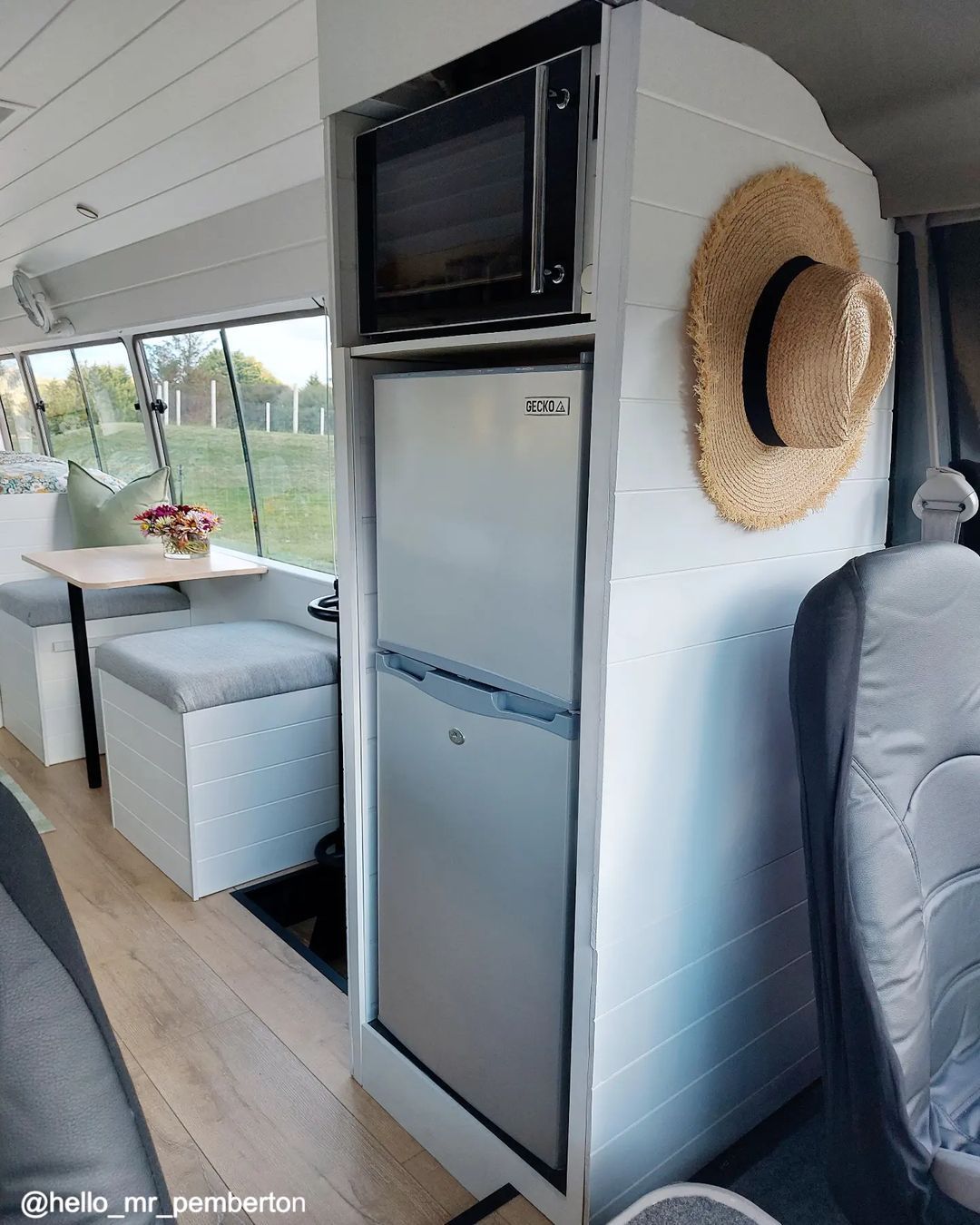 Hello Mr Pemberton | A Toyota Coaster motorhome conversion - Ben & Michelle
