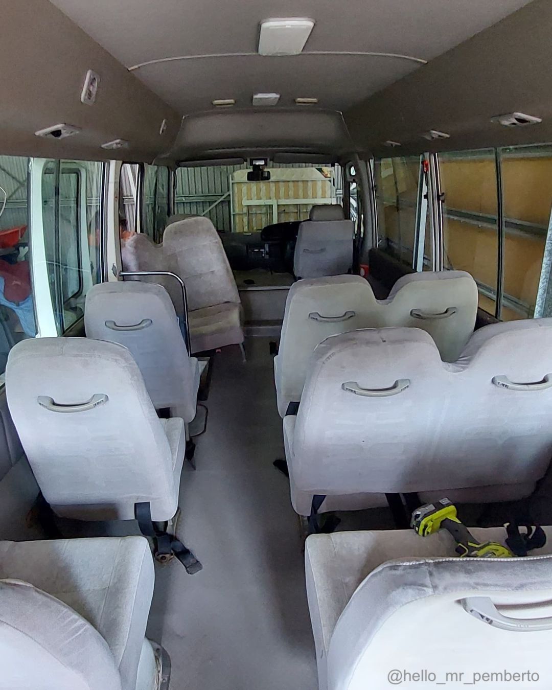 Hello Mr Pemberton | A Toyota Coaster motorhome conversion - Ben & Michelle